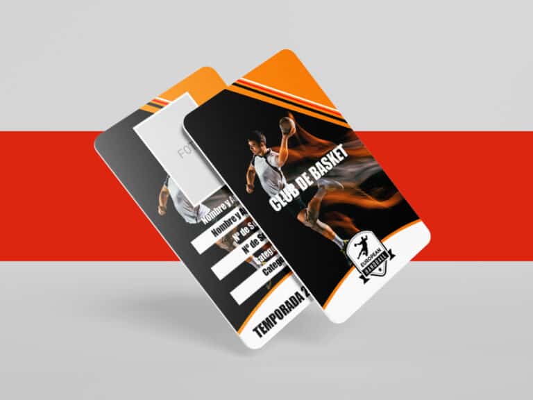 Tarjetas y Carnets de PVC. Clubes deportivos | Reprotel