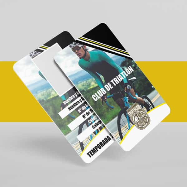 Carnet para clubes de Triatlón (Vertical)