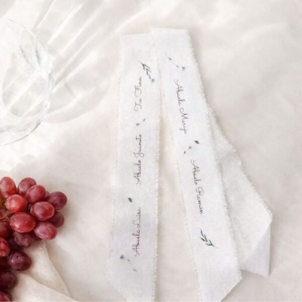 Cinta para Ramo de Novia Personalizada: 5 Detalles Únicos | Recuerdo de ...